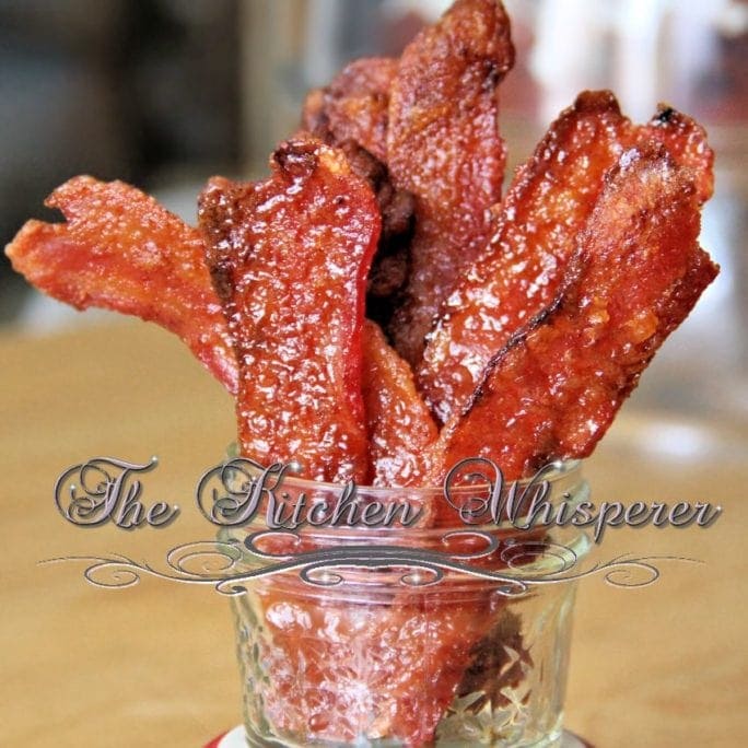 Smoked Chili Candied Bacon – we’re talking MAN CANDY