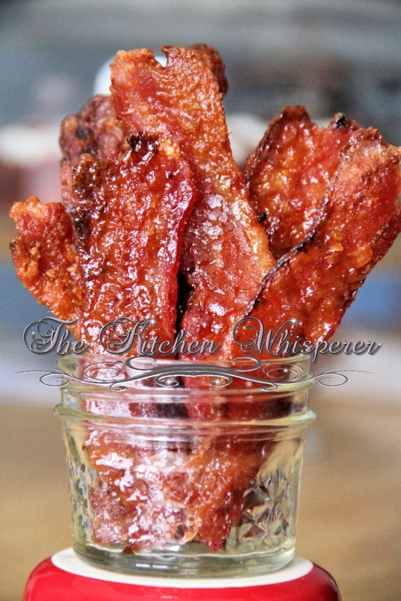 Smoked Chili Candied Bacon - we're talking MAN CANDY