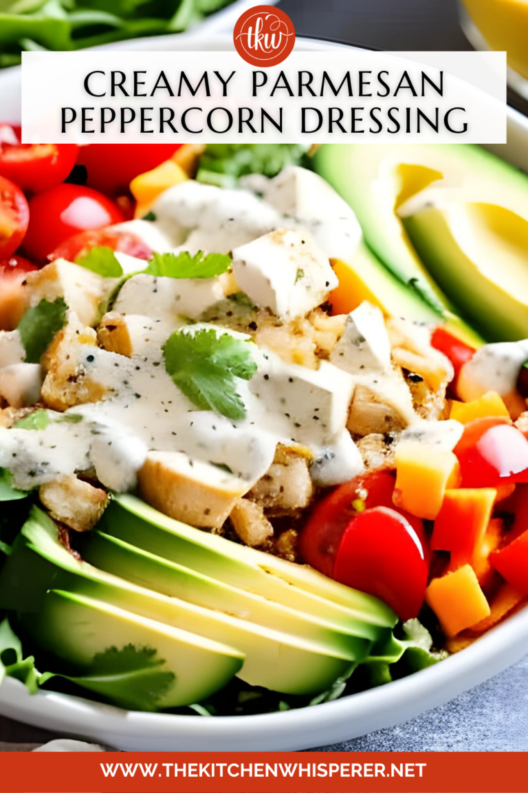 Creamy Parmesan Peppercorn Dressing