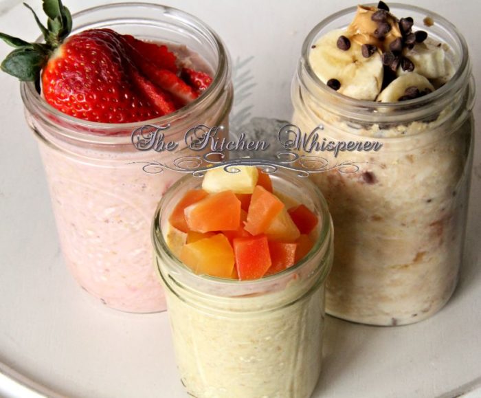 Protein Packed Refrigerator Oatmeal - The Kitchen Whisperer