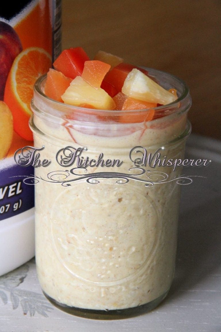 Protein Packed Refrigerator Oatmeal - The Kitchen Whisperer