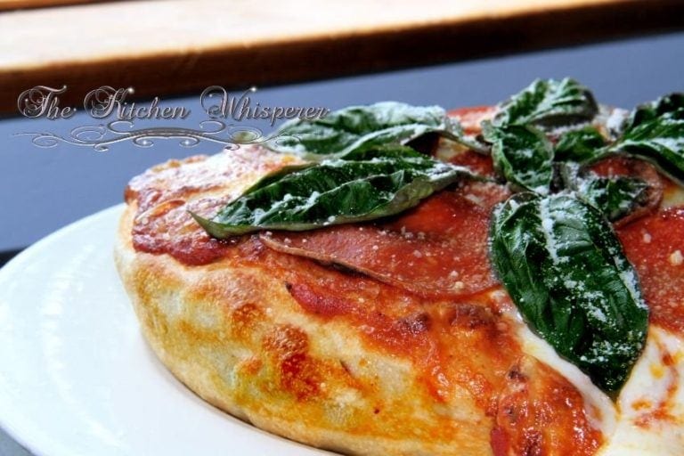 Classic Sicilian Thick Crust Pepperoni Pizza – The Kitchen Whisperer