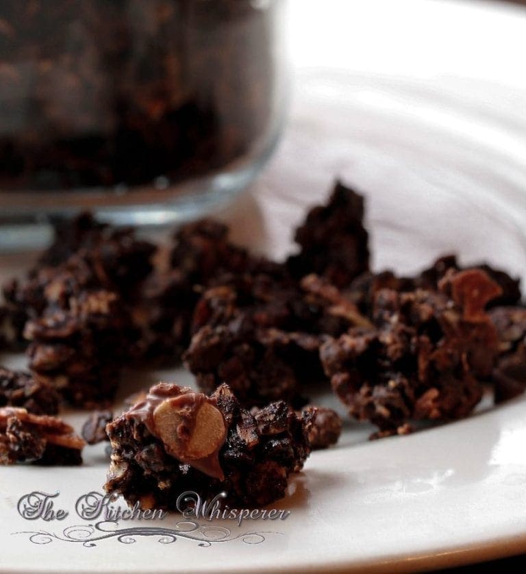 Sinfully Sexy Chocolate Granola - The Kitchen Whisperer