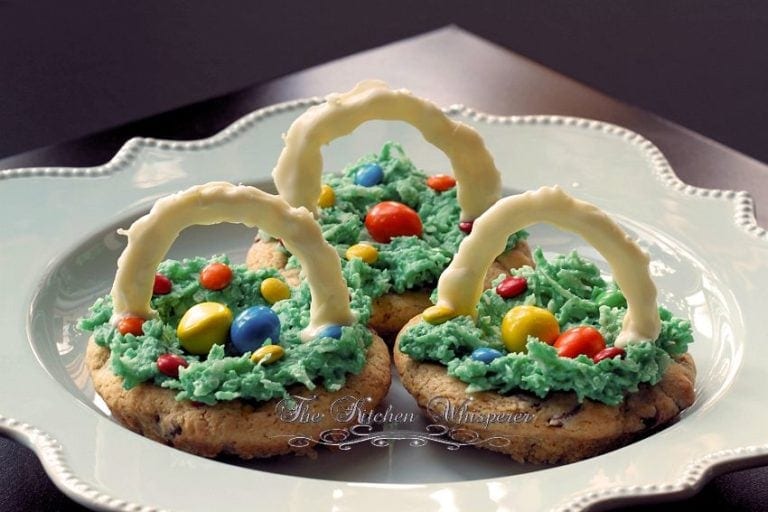 Chocolate Chip Easter Basket Cookies - The Kitchen Whisperer