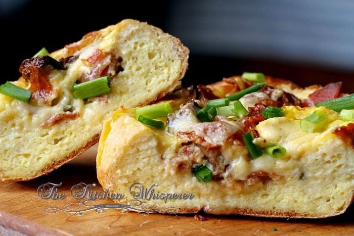 The Best Breakfast Stuffed Toasted Bread Boats