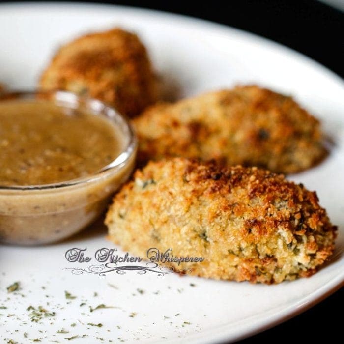 Crispy Oven Baked Chicken Croquettes - The Kitchen Whisperer