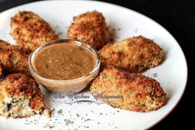 Crispy Oven Baked Chicken Croquettes - The Kitchen Whisperer