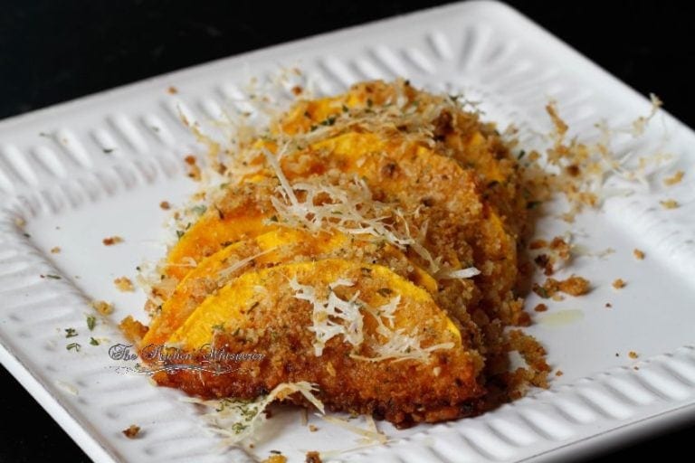 Easy Cheesy Butternut Squash Parmesan Gratin - The Kitchen Whisperer