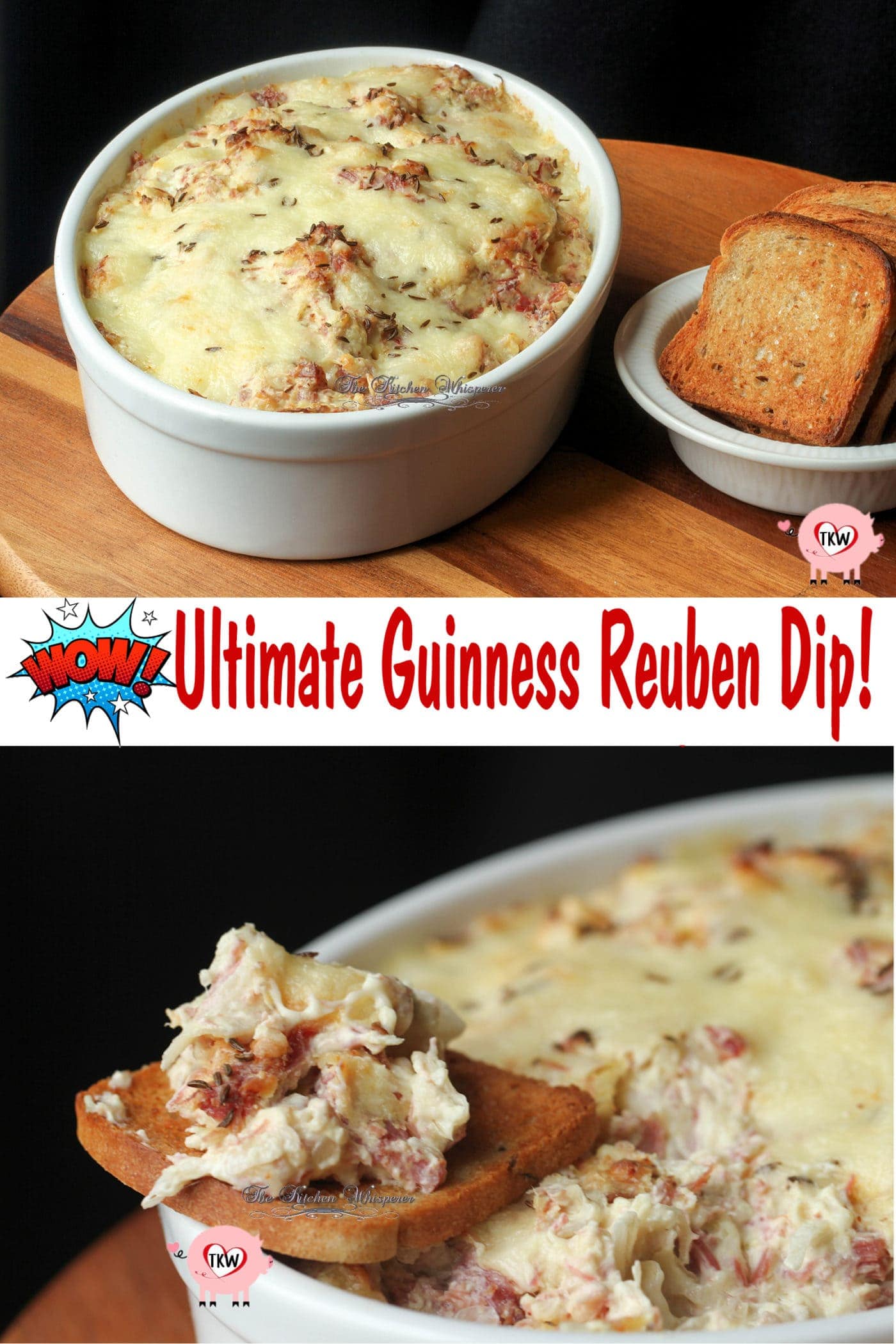 Ultimate Hot Guinness Reuben Dip - The Kitchen Whisperer