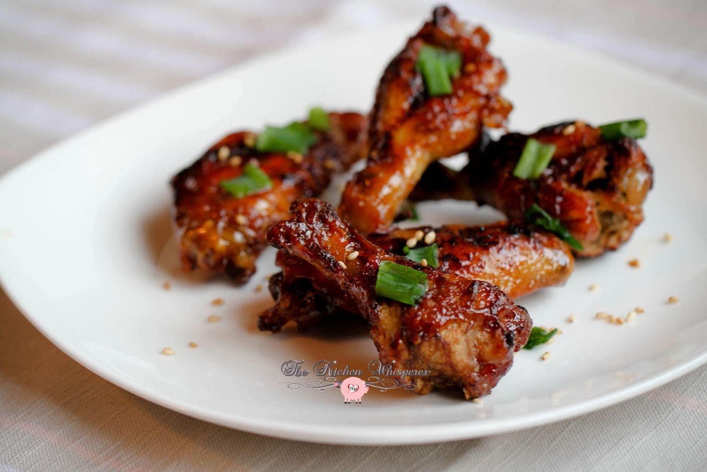 Pressure Cooker Sticky Hoisin Ginger Sesame Wings - The Kitchen Whisperer
