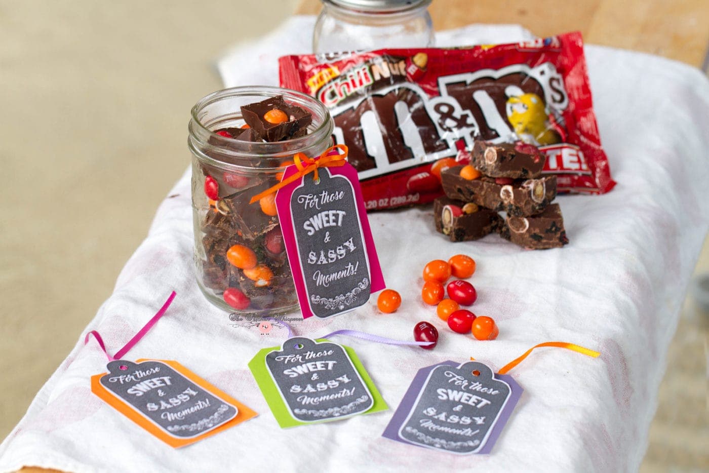 Sweet & Sassy M&M’s® Chili Nut Chocolate Blueberry Bark - The Kitchen ...