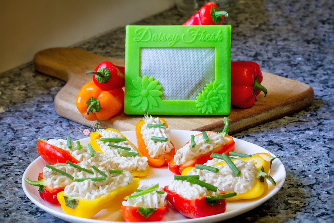 Creamy Tuna Pepper Canapes