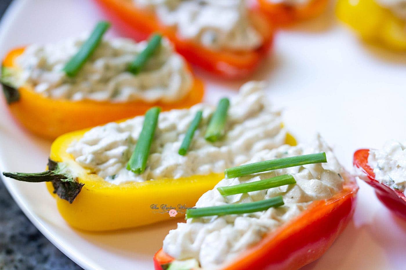Creamy Tuna Pepper Canapes