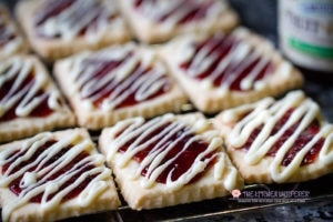 Buttery Shortbread Fruit Spread Glazed Bars - The Kitchen Whisperer