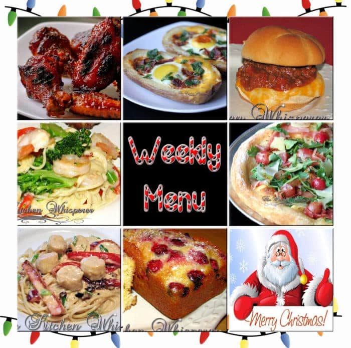 Weekly Menu – 7 Amazing Dinners Plus Dessert