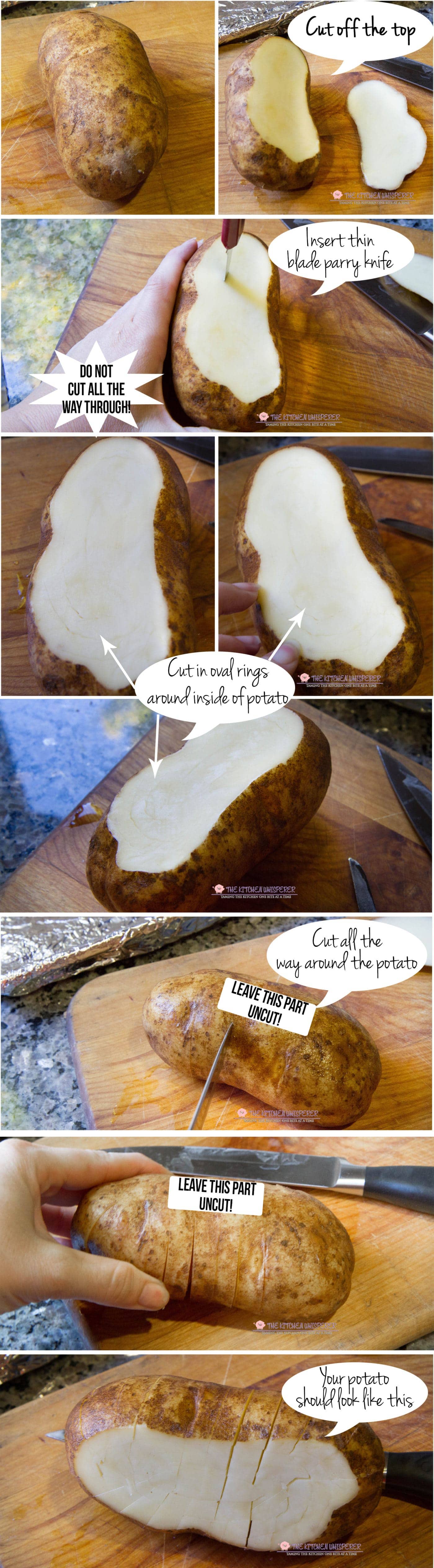 Bloomin’ Loaded Baked Potatoes - The Kitchen Whisperer