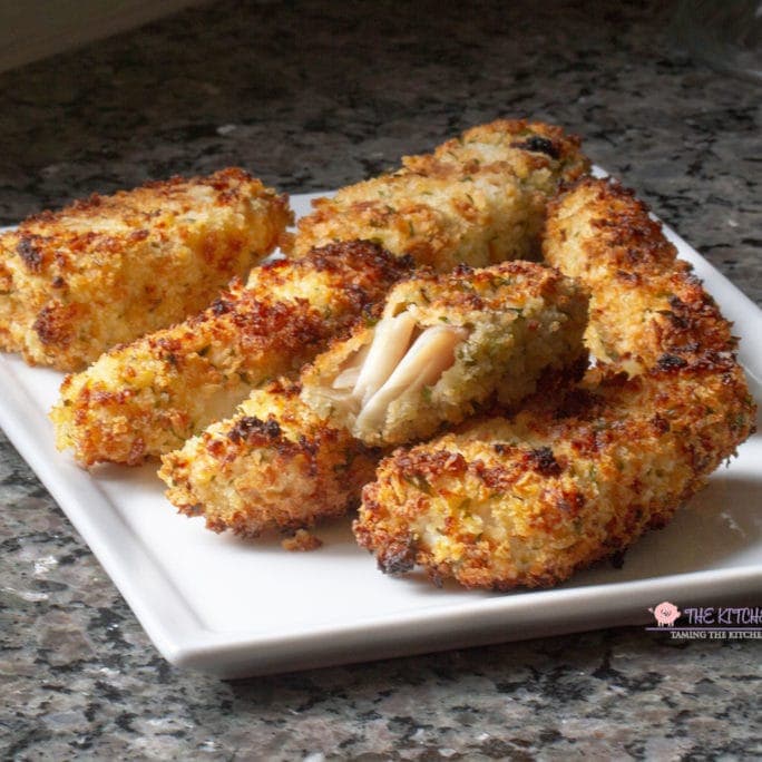 Skinny Baked Crispy Crunchy Fish Sticks