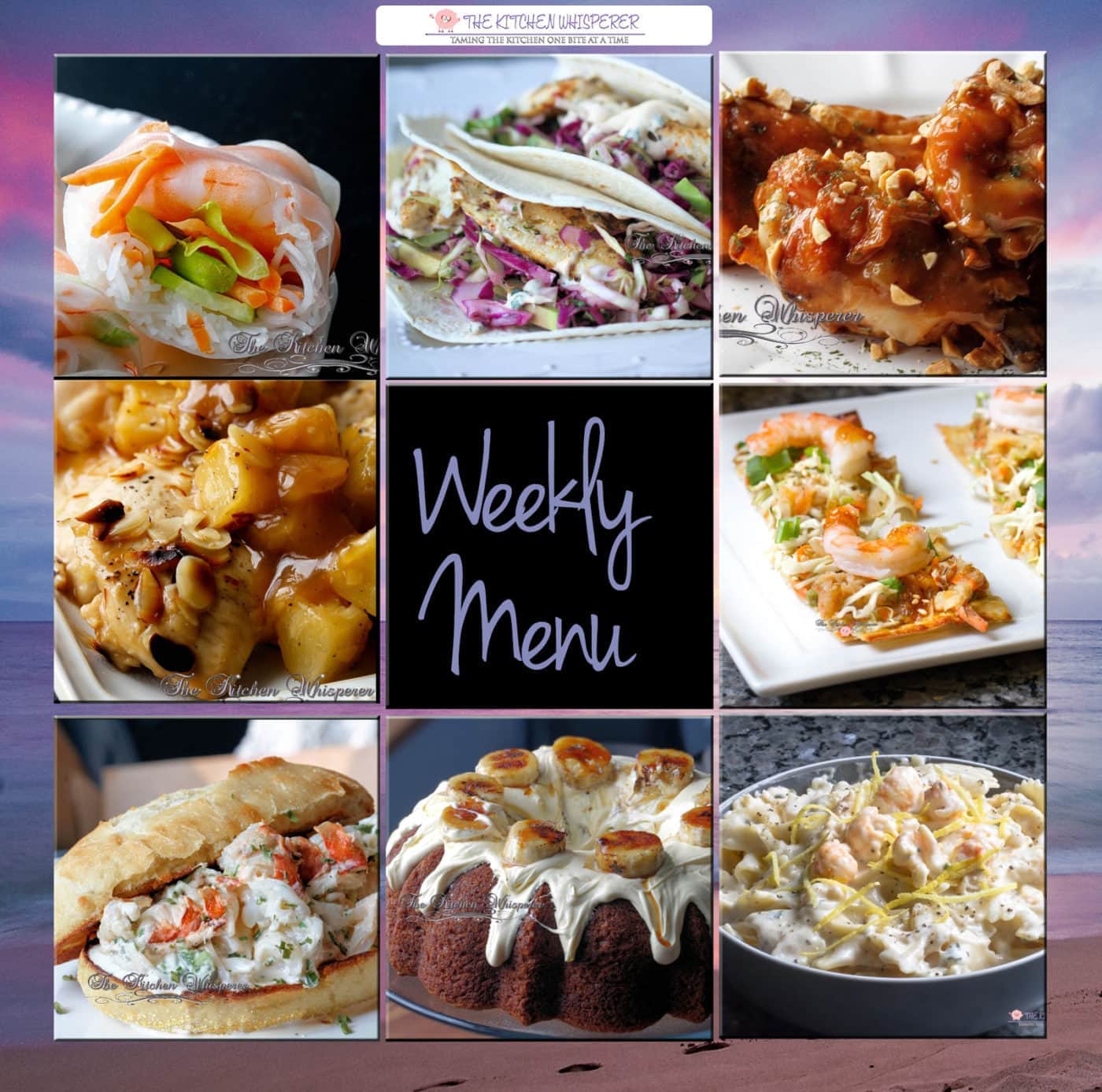 Weekly Menu - What to eat this week!