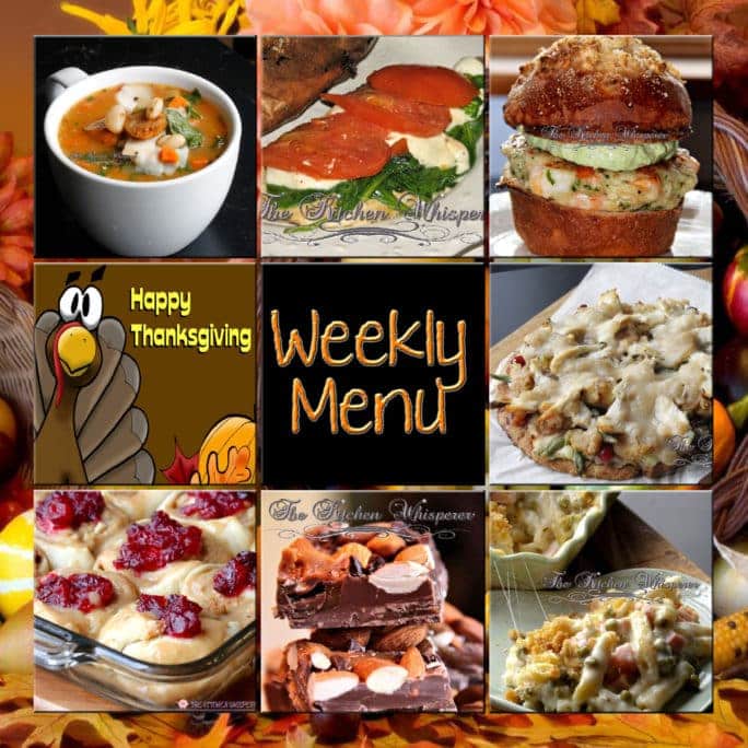 Weekly Menu – What to cook this week!