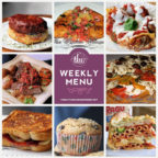 Weekly Menu – What to eat this week!