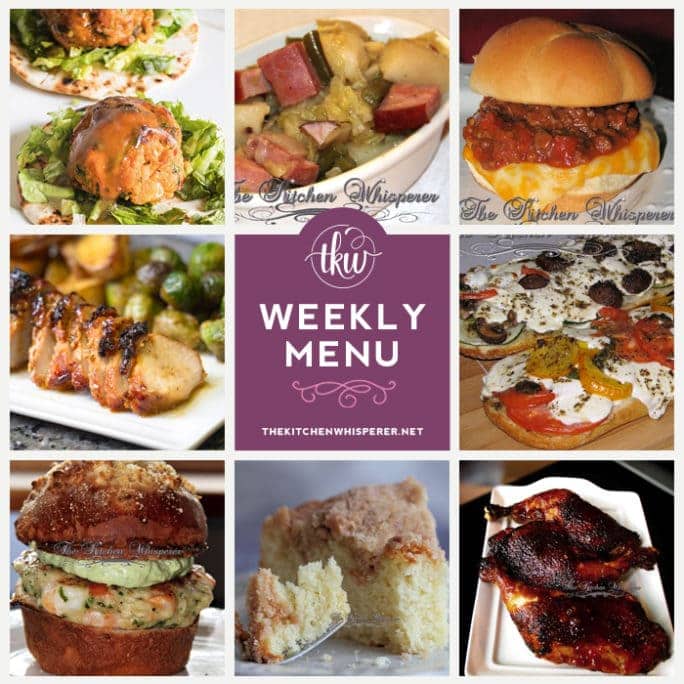 Weekly Menu - The Kitchen Whisperer