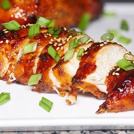Instant Pot Korean Gochujang Sticky Chicken Breasts