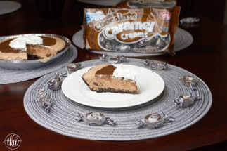 Frozen Chocolate Caramel Cream Pie - The Kitchen Whisperer