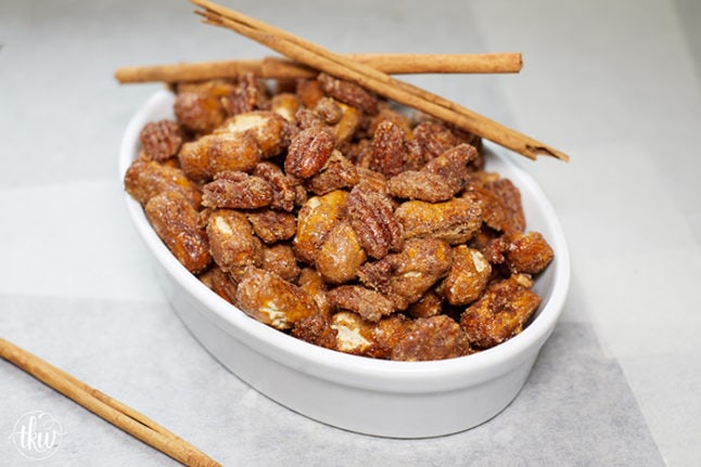 Cinnamon Sugar Candied Pecans & Pretzel Bites – The Kitchen Whisperer