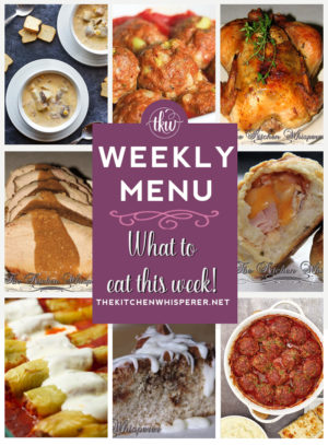 Weekly Menu - What to eat this week!