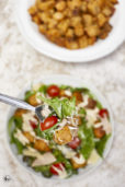 Cheesy Garlic White Cheddar Parmesan Croutons