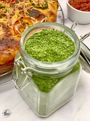 Dehydrated Arugula Flakes