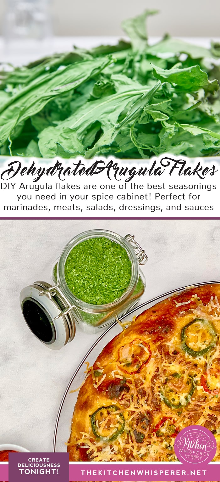 Dehydrated Arugula Flakes