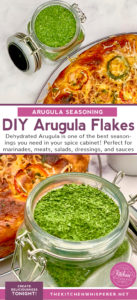 Dehydrated Arugula Flakes