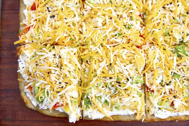 The Best Cold Veggie Pizza
