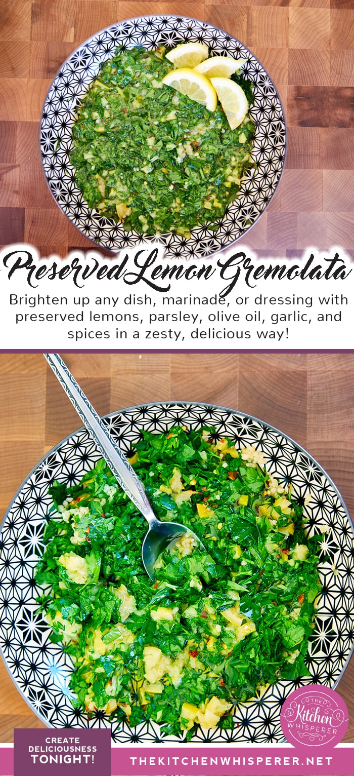 Preserved Lemon Gremolata – The Kitchen Whisperer