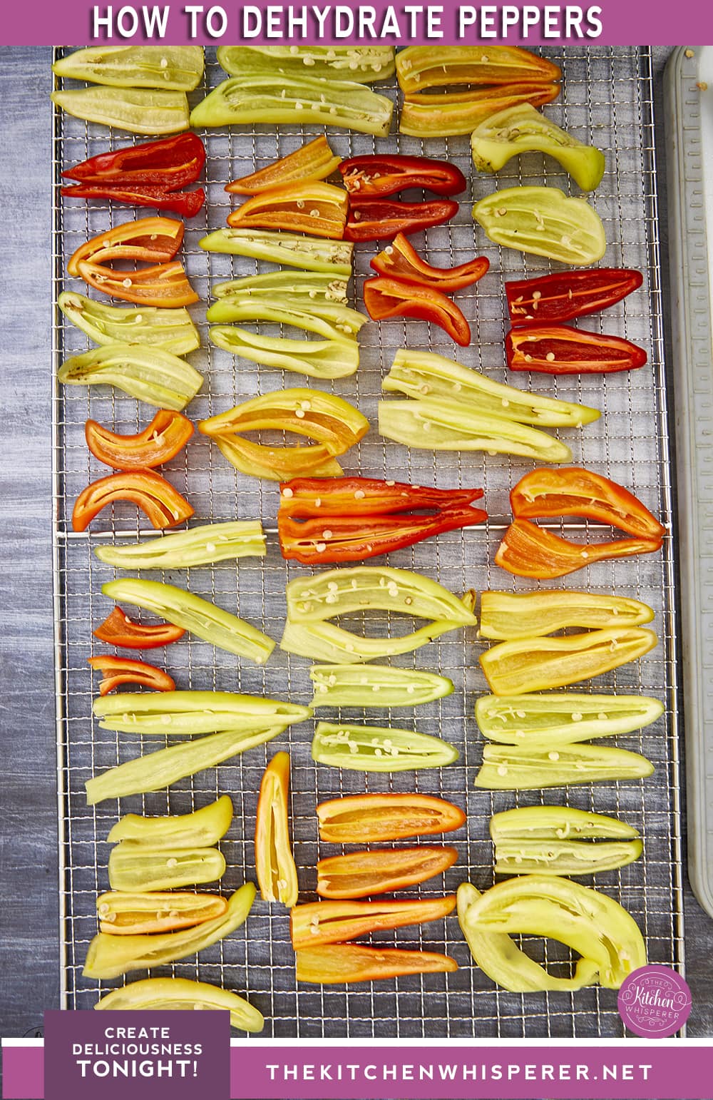 How to dehydrate peppers - The Kitchen Whisperer