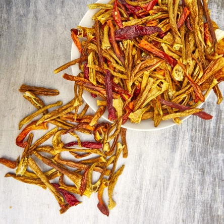 How to dehydrate peppers
