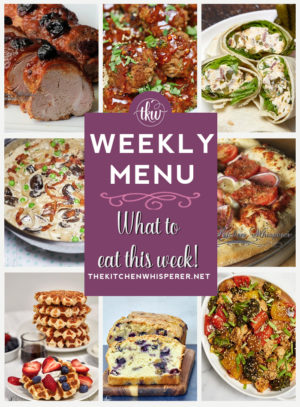 Weekly Menu - What to cook this week!