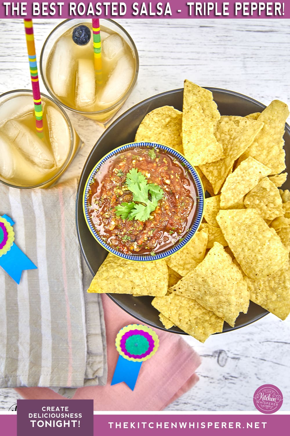 Triple Pepper Roasted Salsa