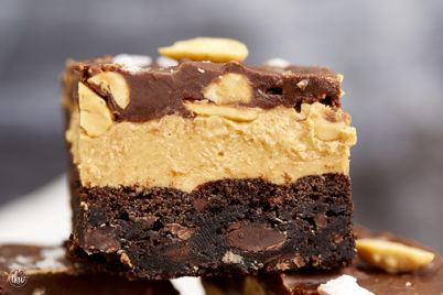 Fudgy Buckeye Peanut Butter Bars