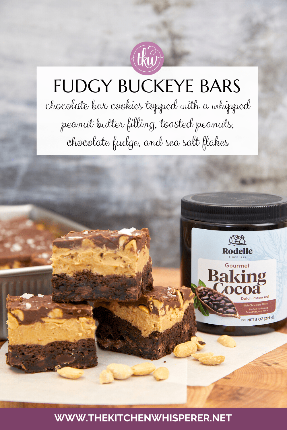 Fudgy Buckeye Peanut Butter Bars