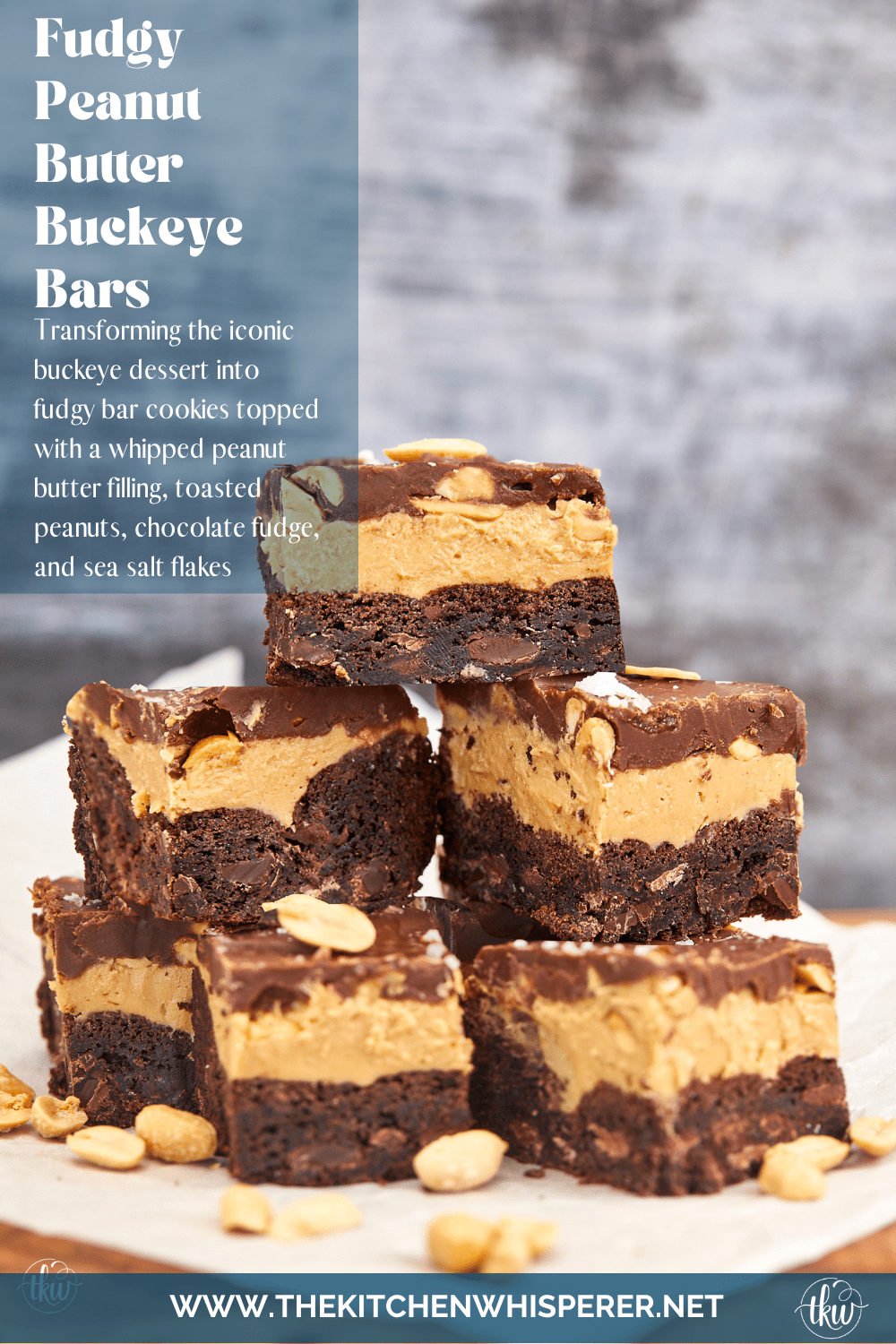 Fudgy Buckeye Peanut Butter Bars