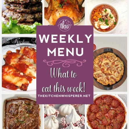 Weekly Menu – What To Cook This Week!