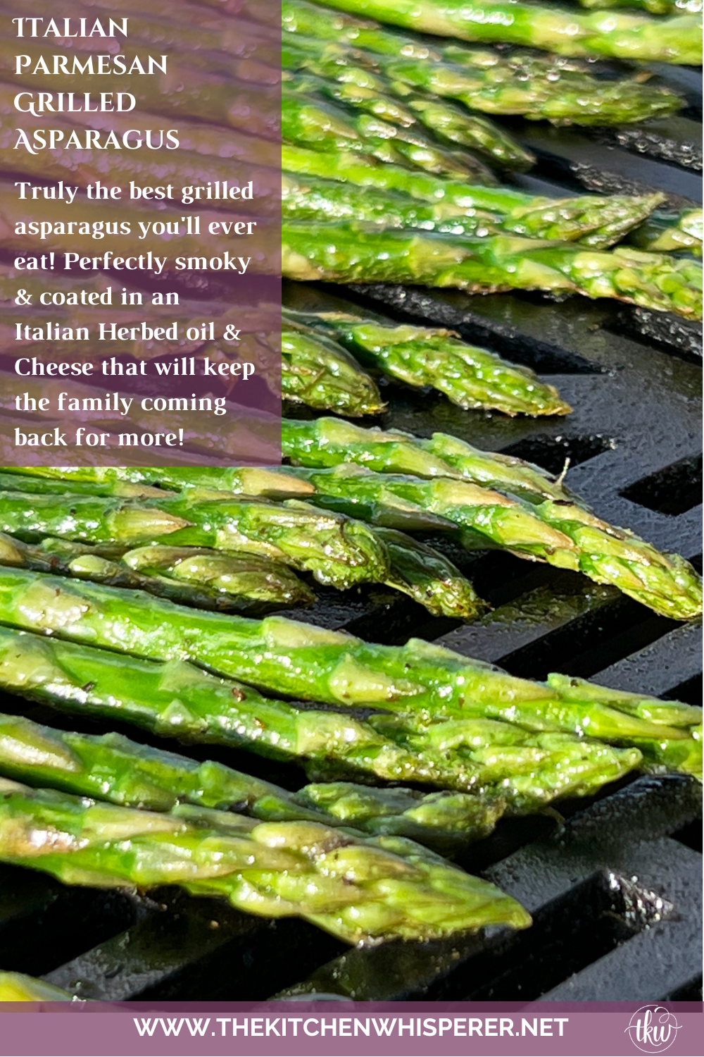 How To Perfectly Grill Italian Parmesan Asparagus