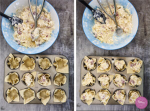 The Best Cheesy Reuben Wonton Appetizers