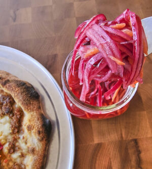 Ultimate Pizza al Pastor with Pineapple, Salsa & Pickled Red Onions