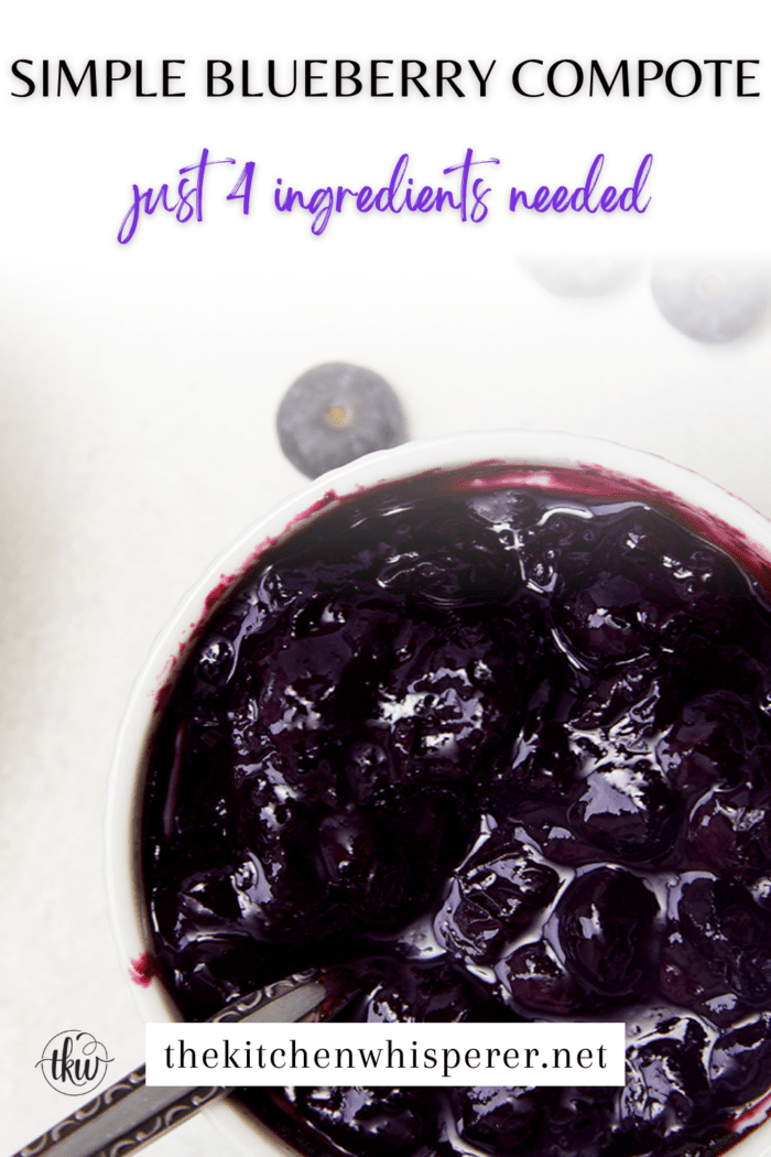 Fresh Blueberry Compote Recipe - The Kitchen Whisperer