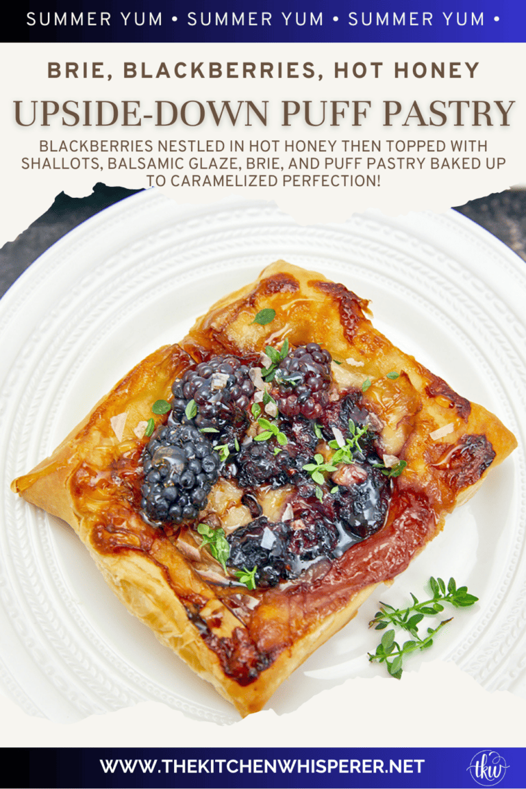 Upside Down Pastry With Brie, Berries, & Hot Honey Squares – The ...