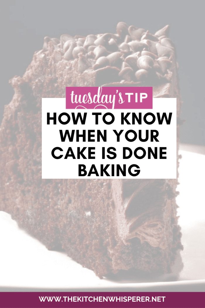 How To Know When Your Cake Is Done Baking