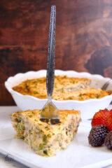 Easy Cheesy Summer Sweet Corn & Zucchini Quiche